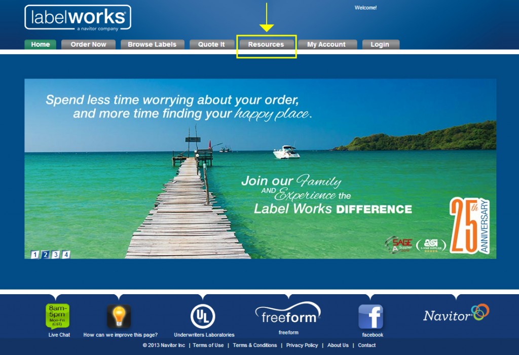 Label Works Homepage Image